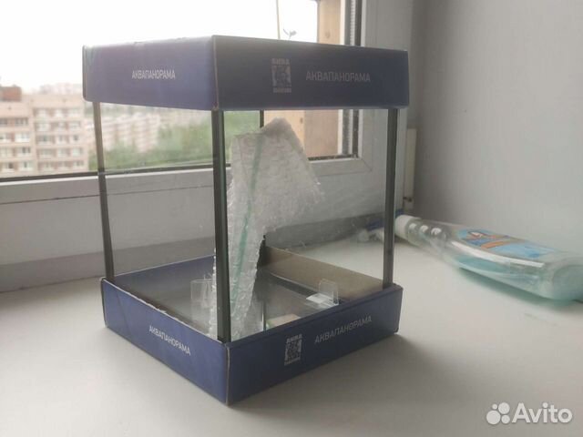 Аквариум куб. 6 литров