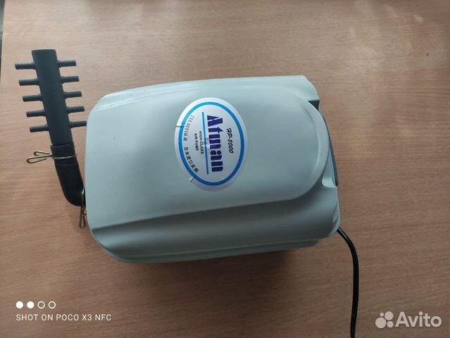 Компрессор воздушный atman HP-8000 для аквариума