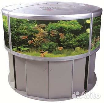 Аквариум atman UFO-700 серебро угловой 300л новый