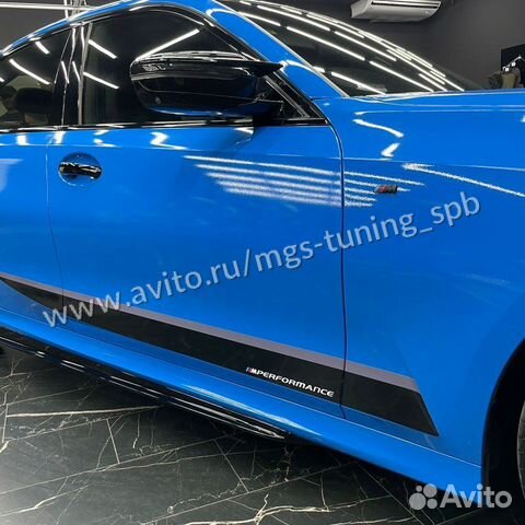 Боковые наклейки M-Performance для BMW 3er G20 купить в Санкт ...